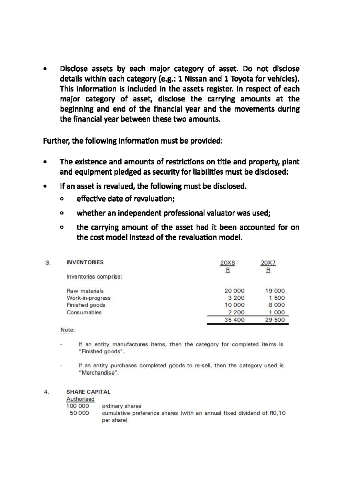 Inventory Notes on Financial Statements: Key Concepts & Insights - Studocu