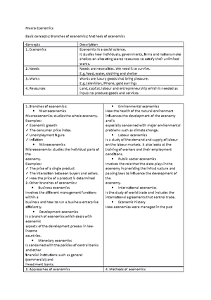 Economics Grade 12 Notes - ECONOMICS GRADE 12 NOTES 1 Protectionism and ...