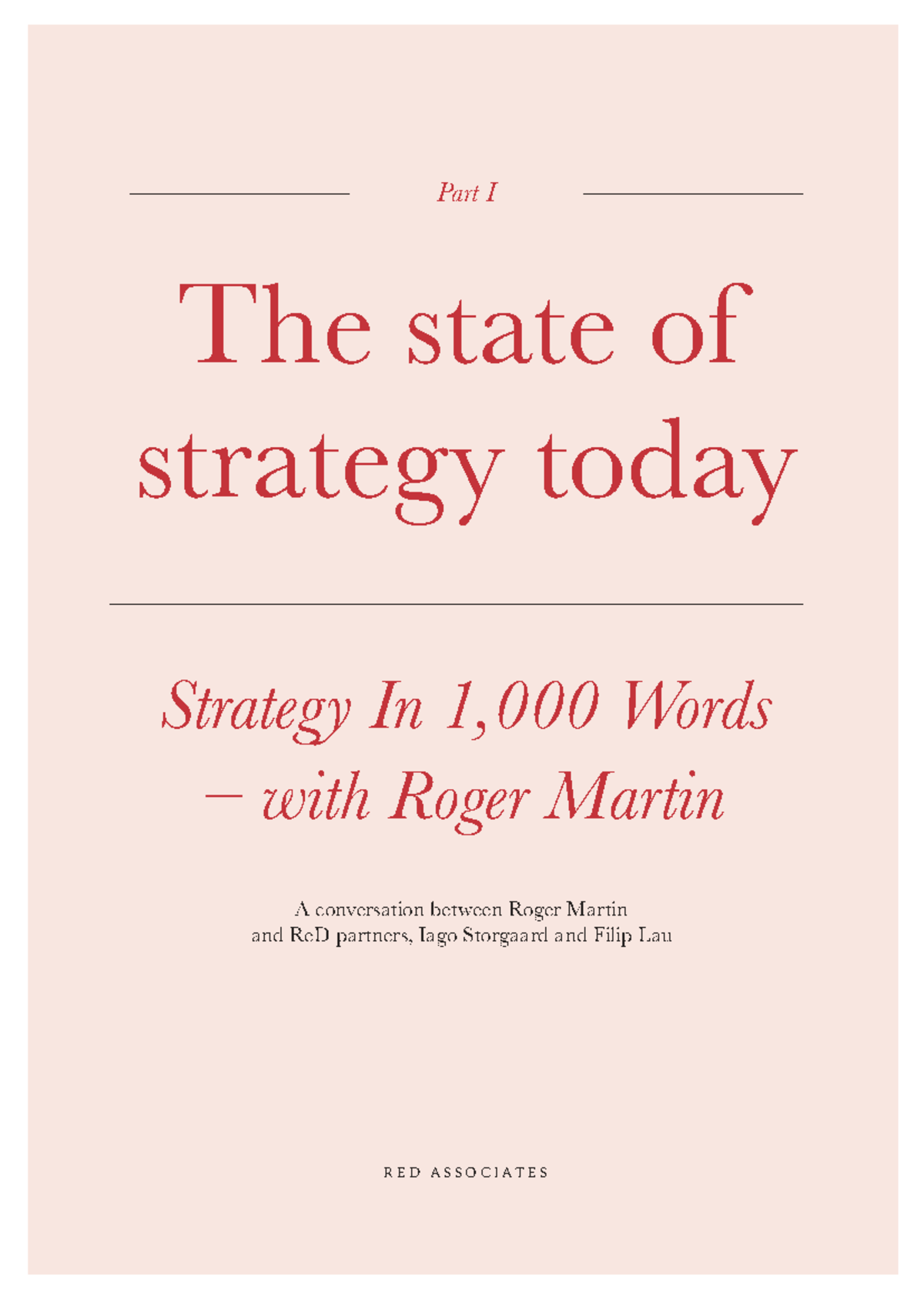 Strategy Insights: Roger Martin's Perspective (6/13/2023) - Studocu