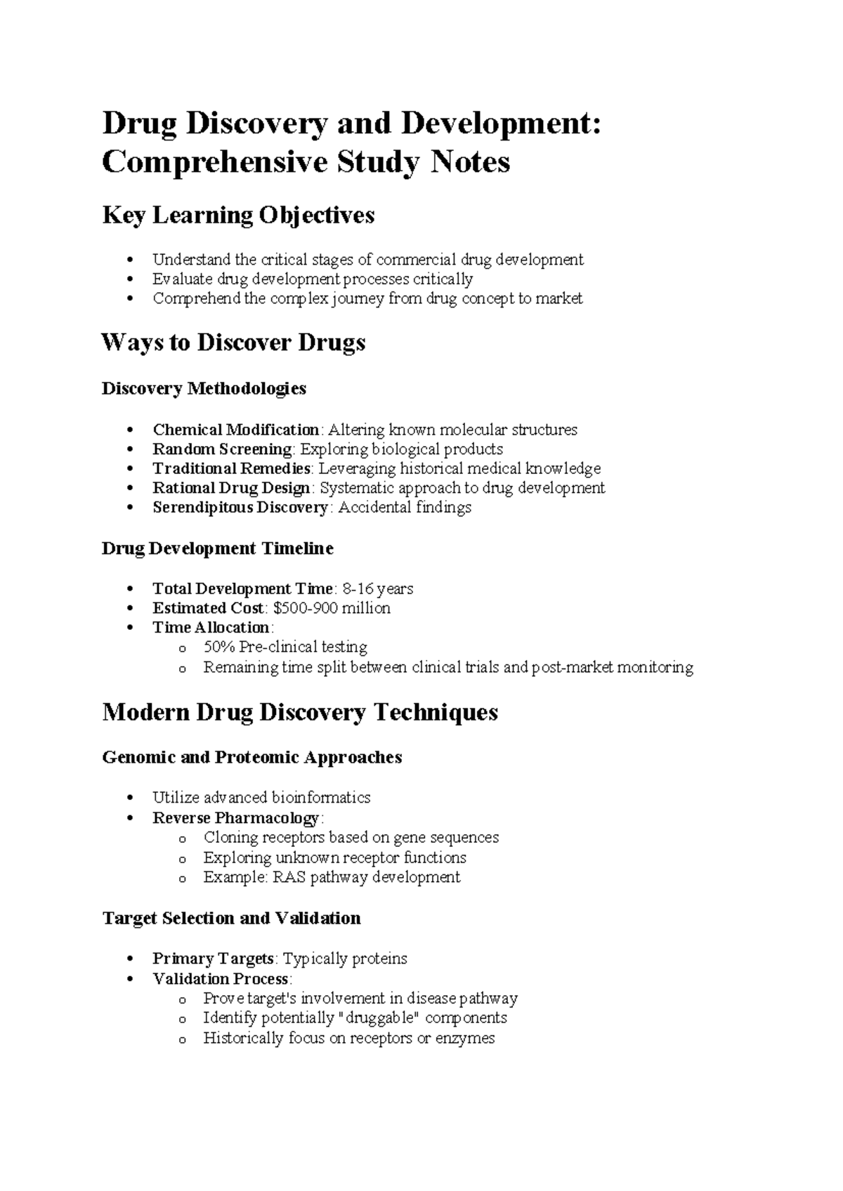 Drug Discovery and Development - Drug Discovery and Development ...