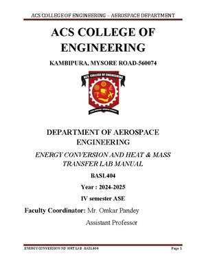 Ada Lab Manual for Algorithms (BCSL404): Semester IV Guide - Studocu