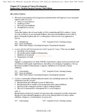 Exam View - Chapter 65 - Concepts of Care for Patients with Breast ...