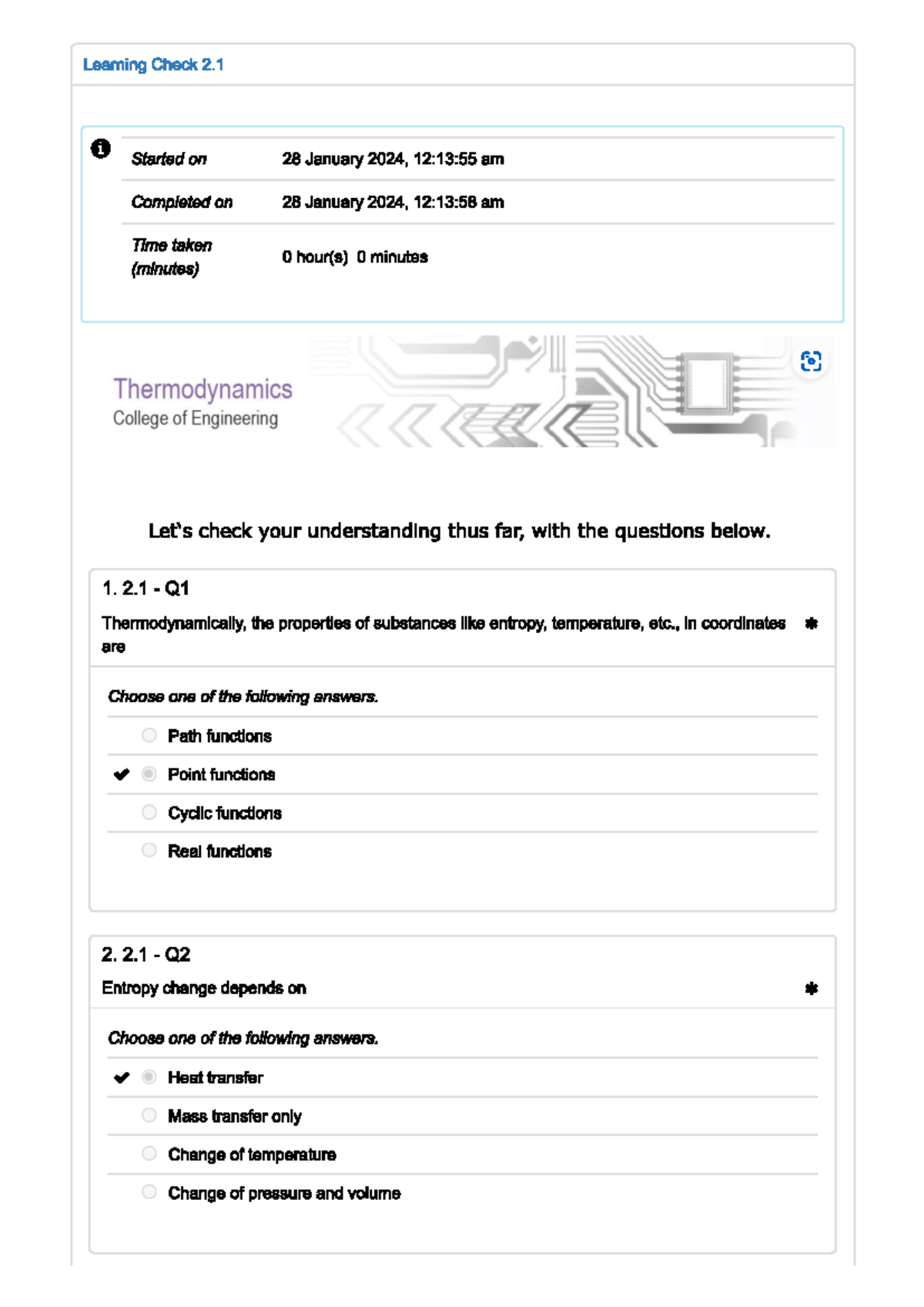 Learning Check 2 Complete - In = Th K M &. US 3k3/sx60s = = (127 + 273 ...