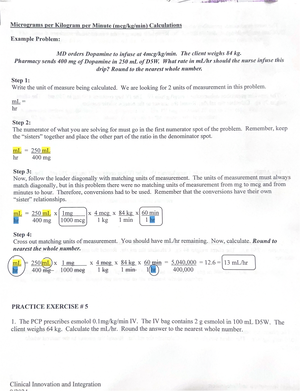 DC set up examples - Dosage calc problems and explanation - Jafe Dose ...