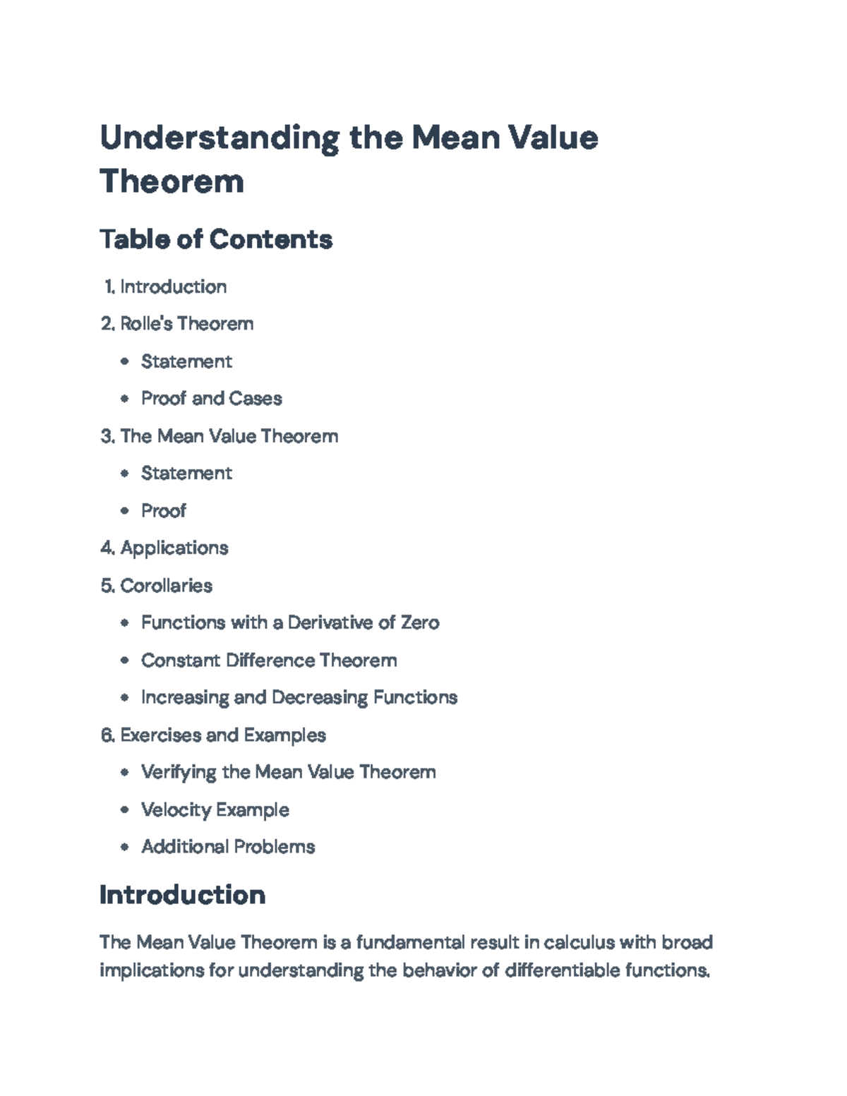 Mean Value Theorem (MVT) Overview: Applications & Examples Explained ...