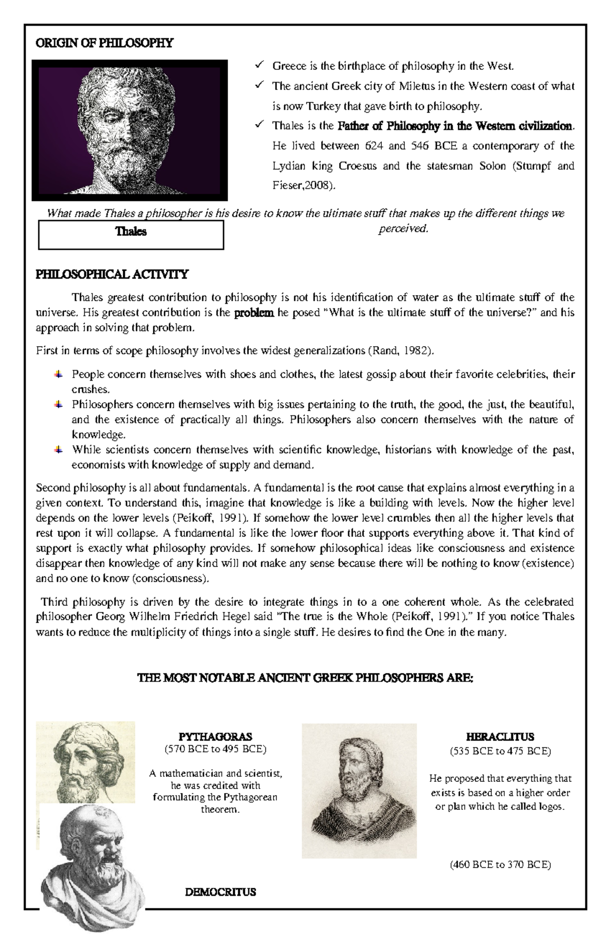 PHIL 101: The Nature and Functions of Philosophy in Ancient Greece ...