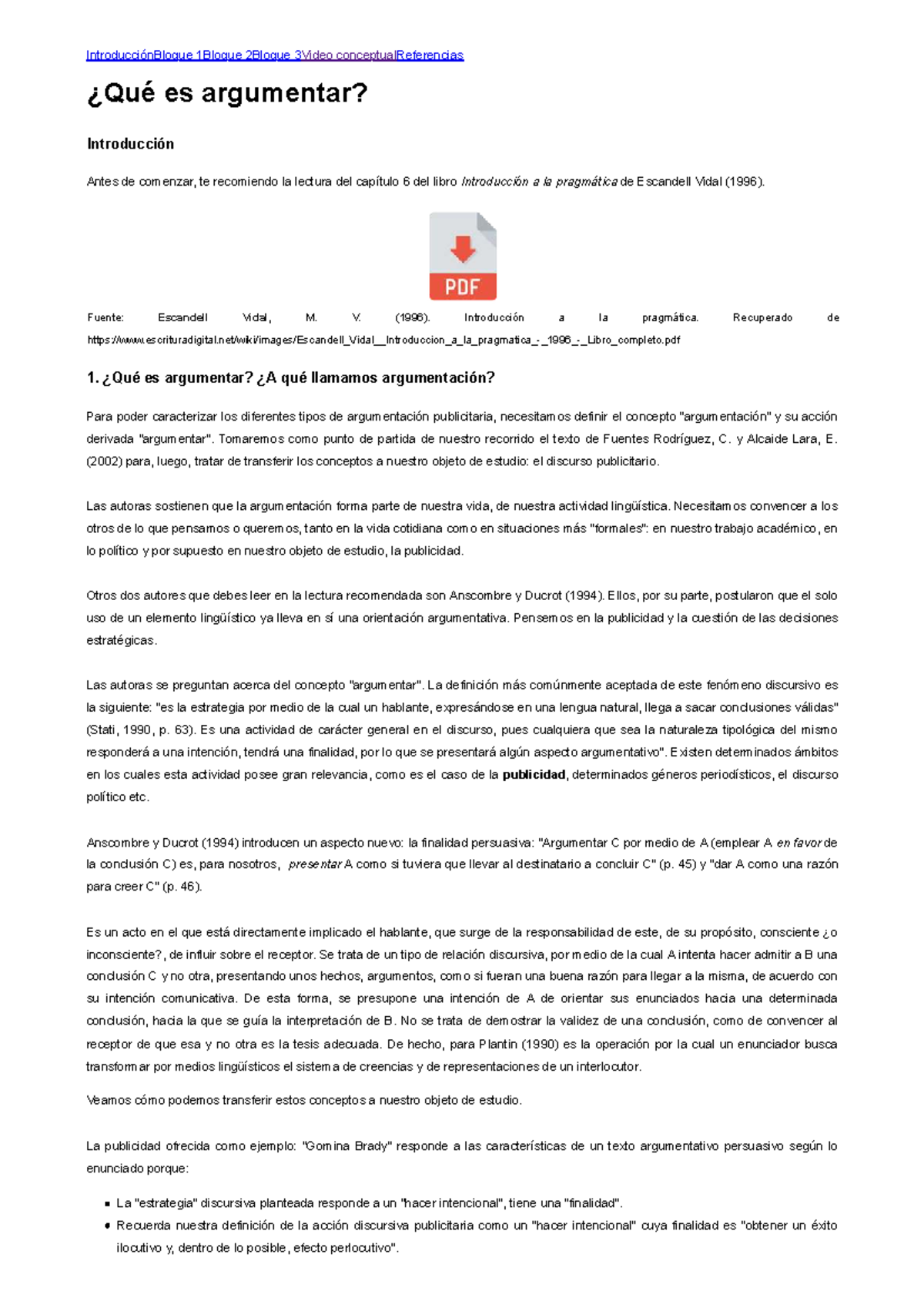 M3-M4 - Introducción a la Argumentación en Publicidad y Persuasión ...