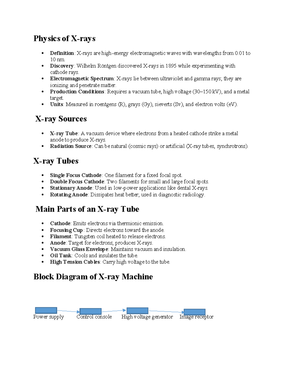 Medical Imaging Overview: L6MES23-P1 Study Guide on Electromagnetic Waves - Studocu