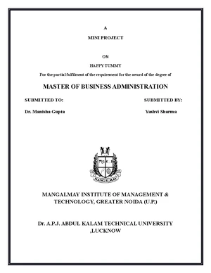 AKTU MBA 1st Sem Notes: Management Concepts & Org Behaviour - Studocu