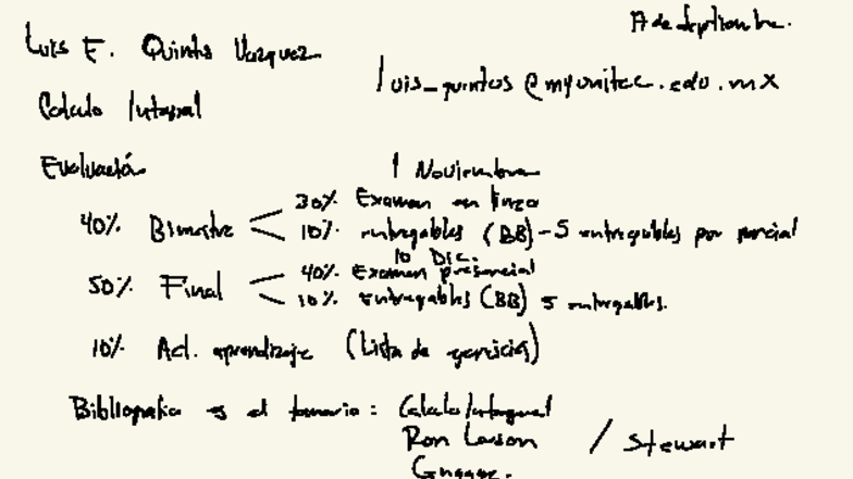 Cálculo Integral C1: Examen Final y Temario de Evaluación - Studocu