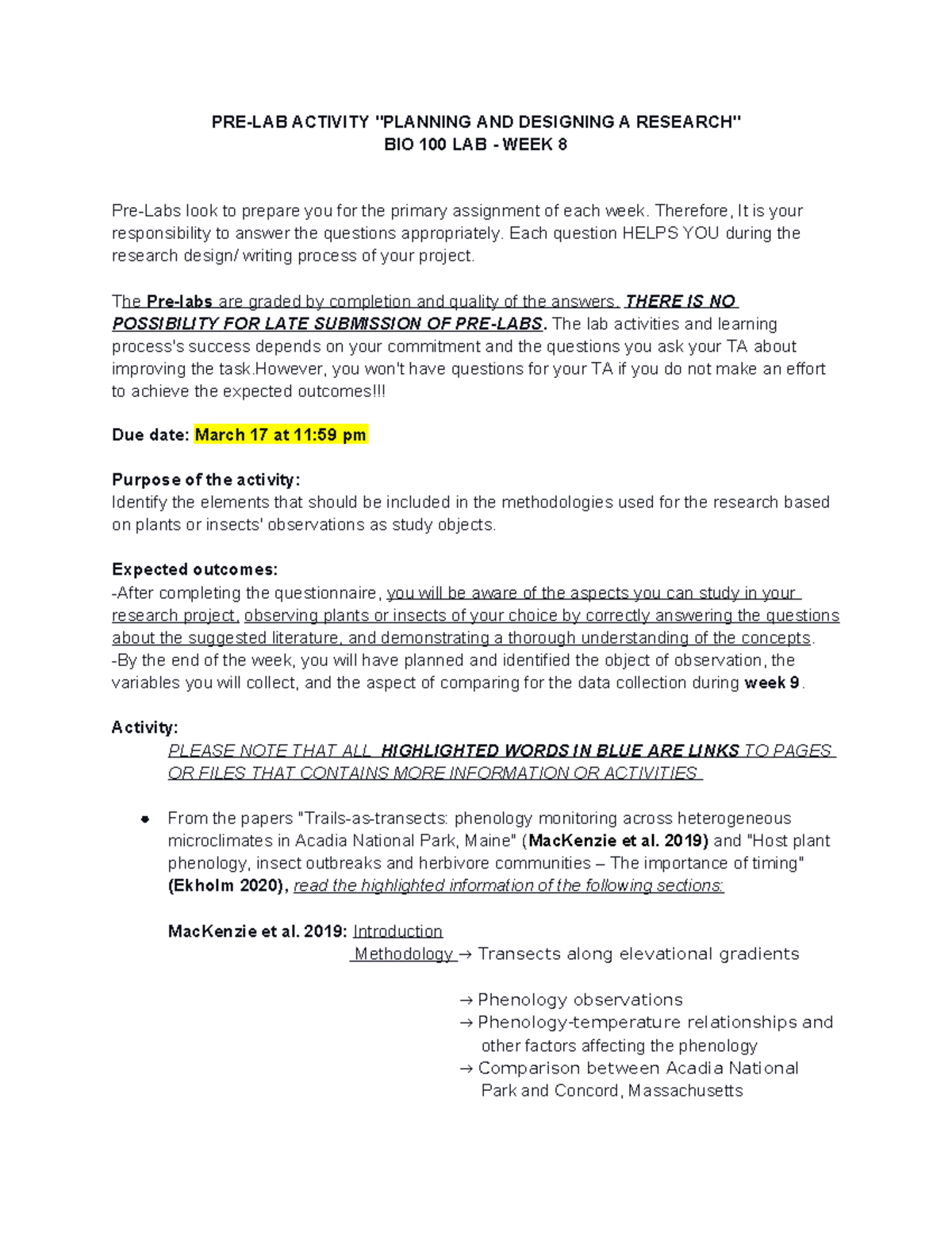 Copy of PRE-LAB Activity WEEK 8 " Planning YOUR Research"-2 - PRE-LAB ...