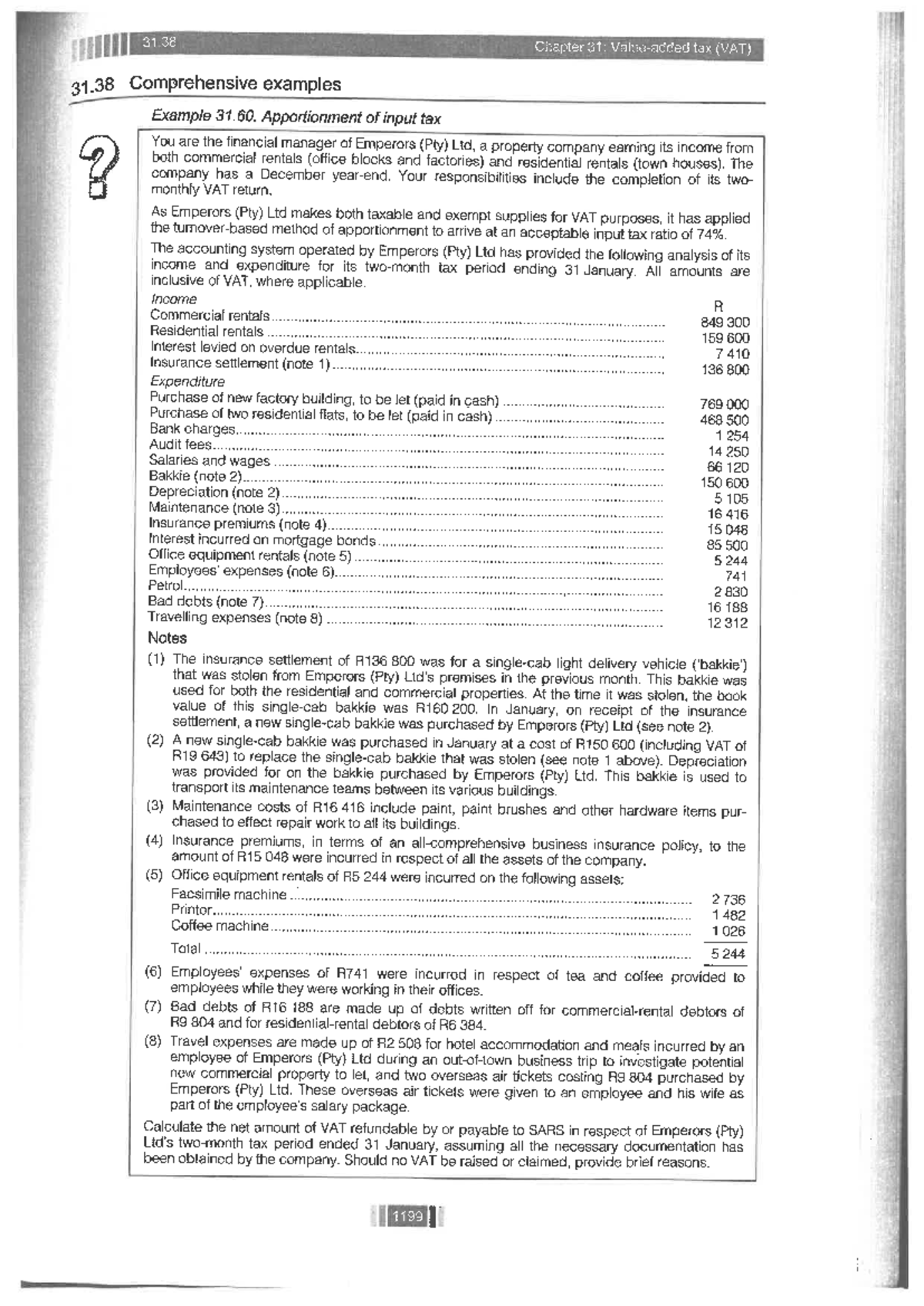 VAT Calculation Practice Questions for Emperors (Pty) Ltd - Studocu