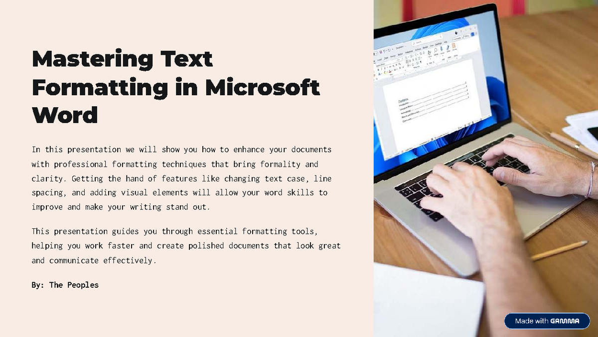 Mastering Text Formatting Techniques in MS Word for Effective Docs - Studocu