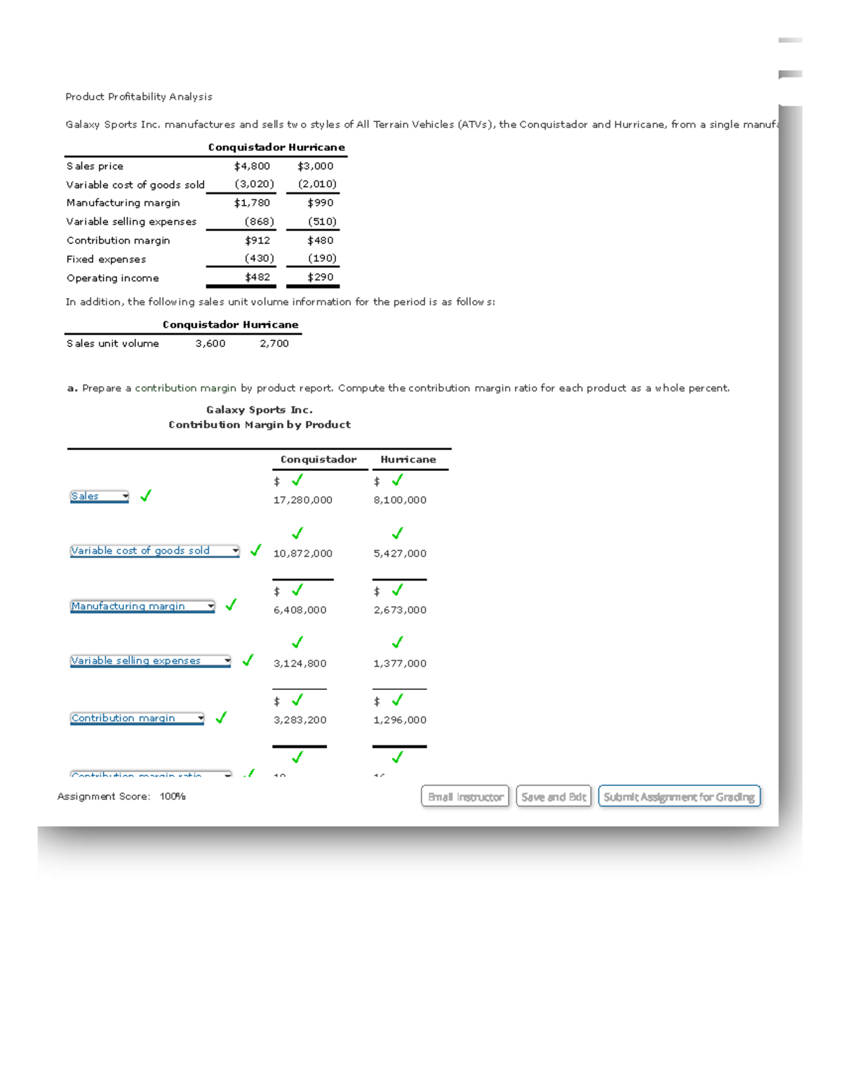 Product Profitability Analysis: Problem Set for Module 6 - Studocu