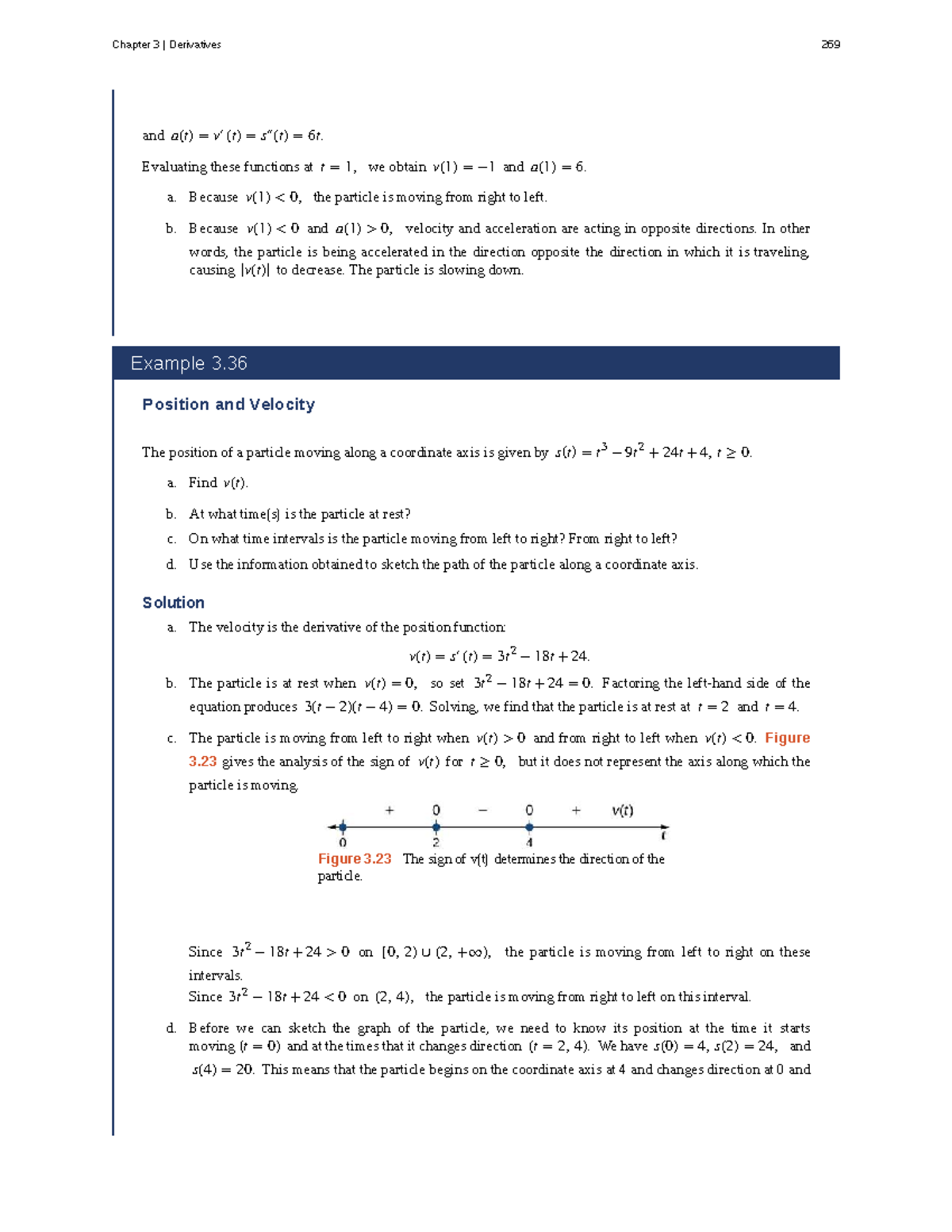 Chapter 3: Derivatives and Particle Motion Analysis (Calc 1) - Studocu