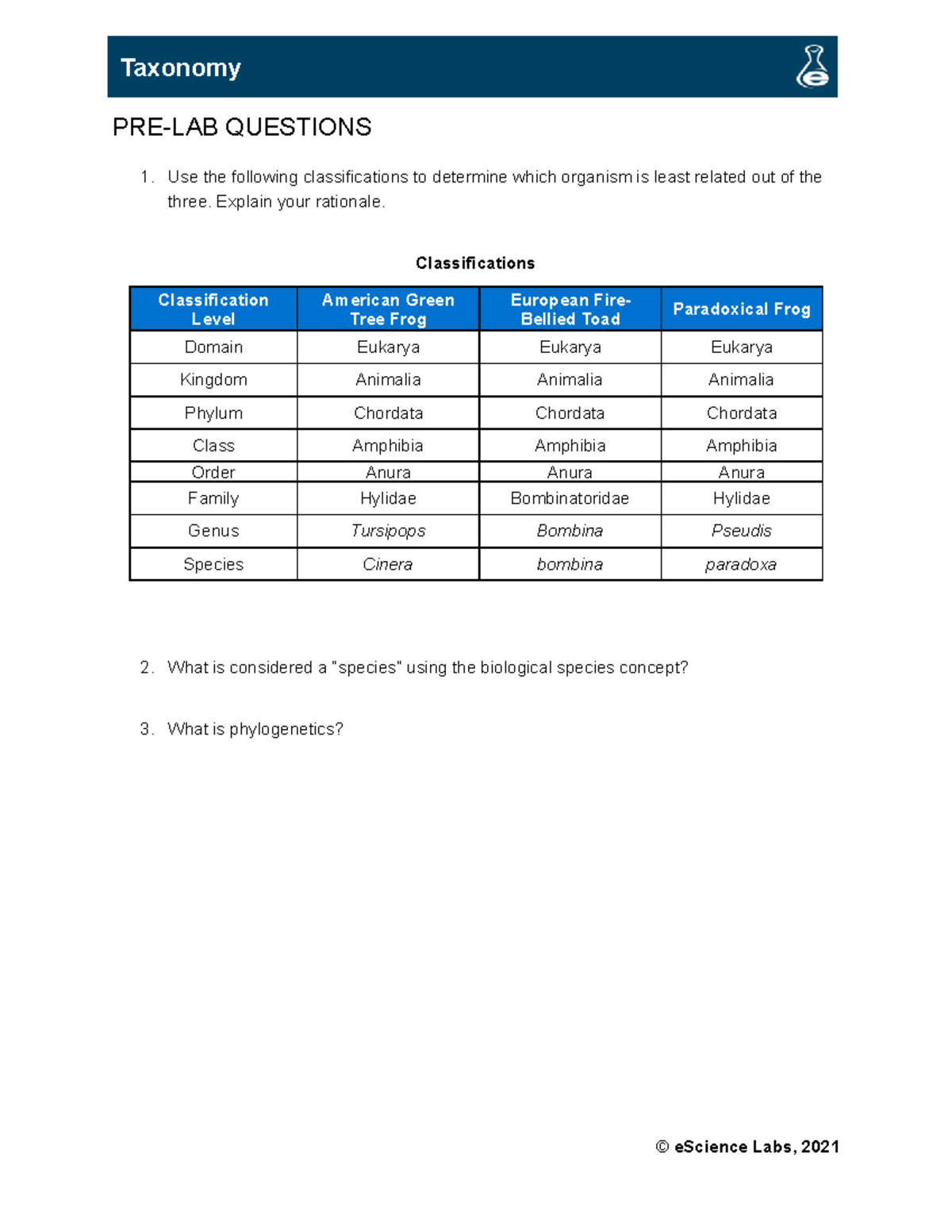 IB 1624 L10 Taxonomy: Classification and Phylogenetics in Bacteria ...