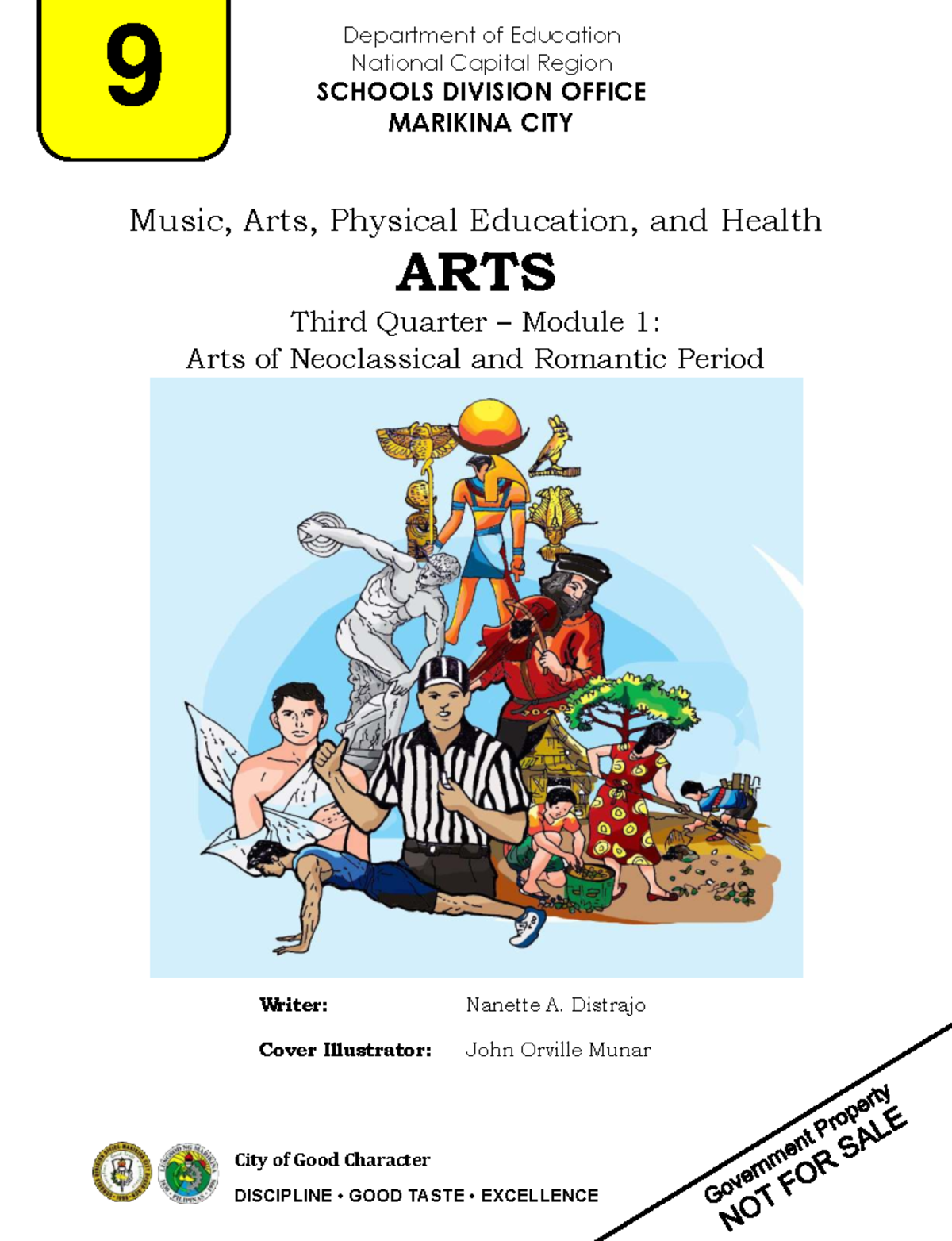 ARTS9 Q3 Module 1: Exploring Neoclassical and Romantic Arts - Studocu