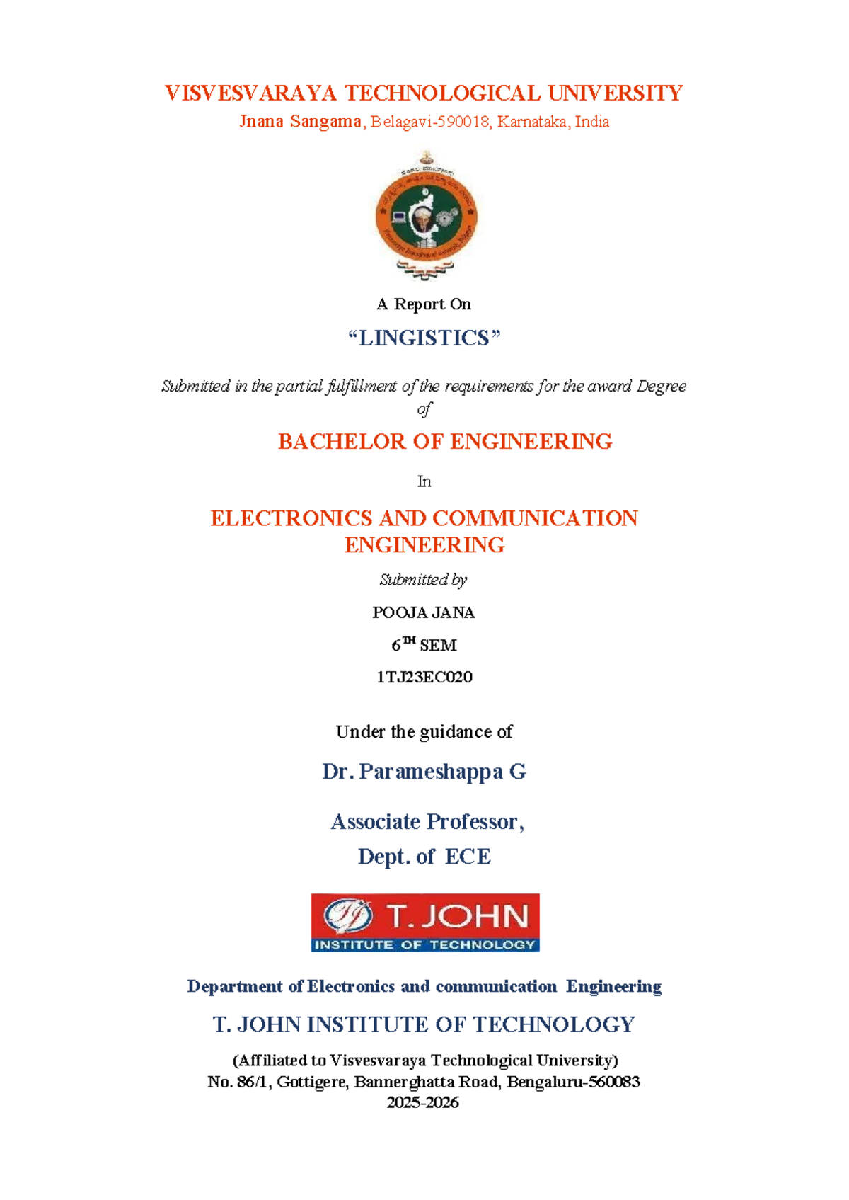 IKS Final Report - ECE 6th Sem - Linguistics and Indian Knowledge ...