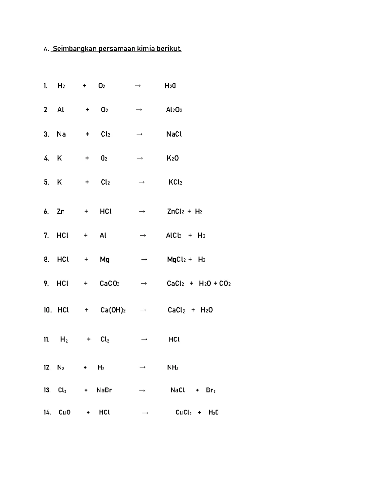 TRIAL KIMIA SPM 2024 - KERTAS 2: FORMULA & PERSAMAAN KIMIA - Studocu