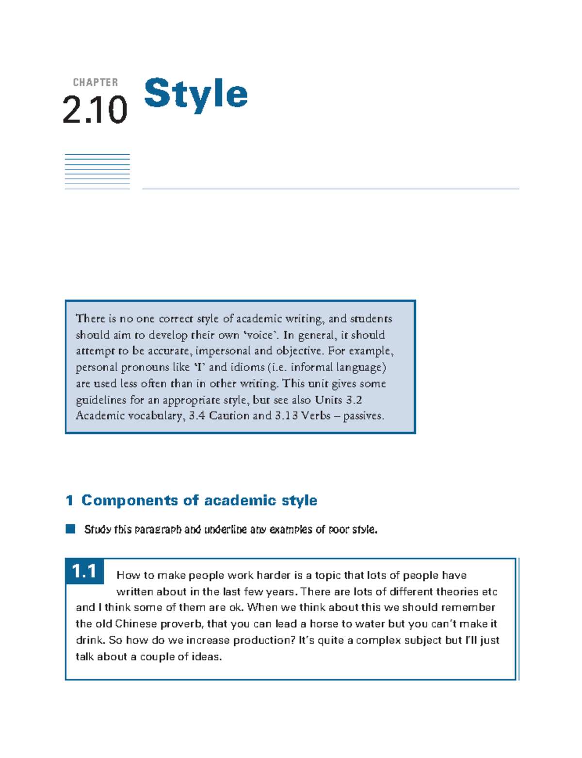 03 Academic writing Formal Writing - 1 Components of academic style ...
