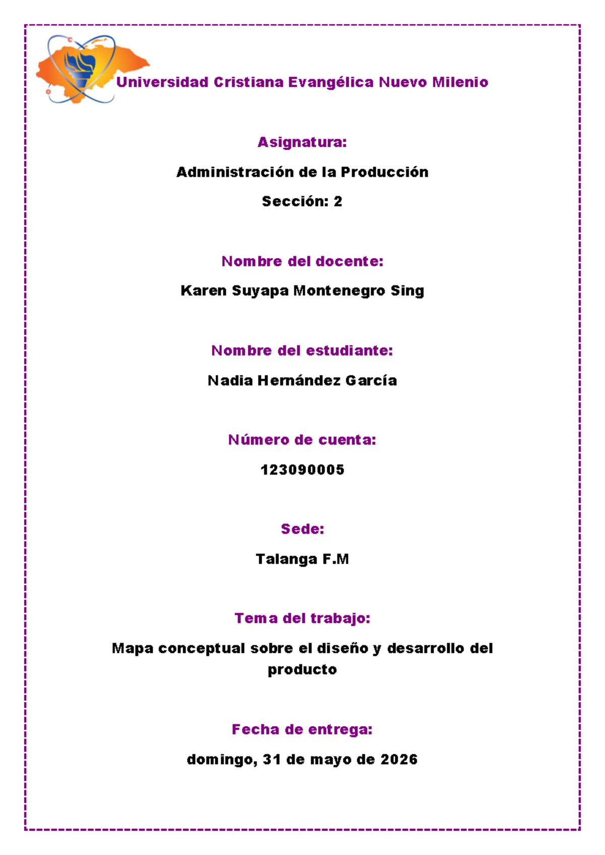 Mapa Conceptual: Diseño y Desarrollo del Producto - Adm. Prod. - Studocu