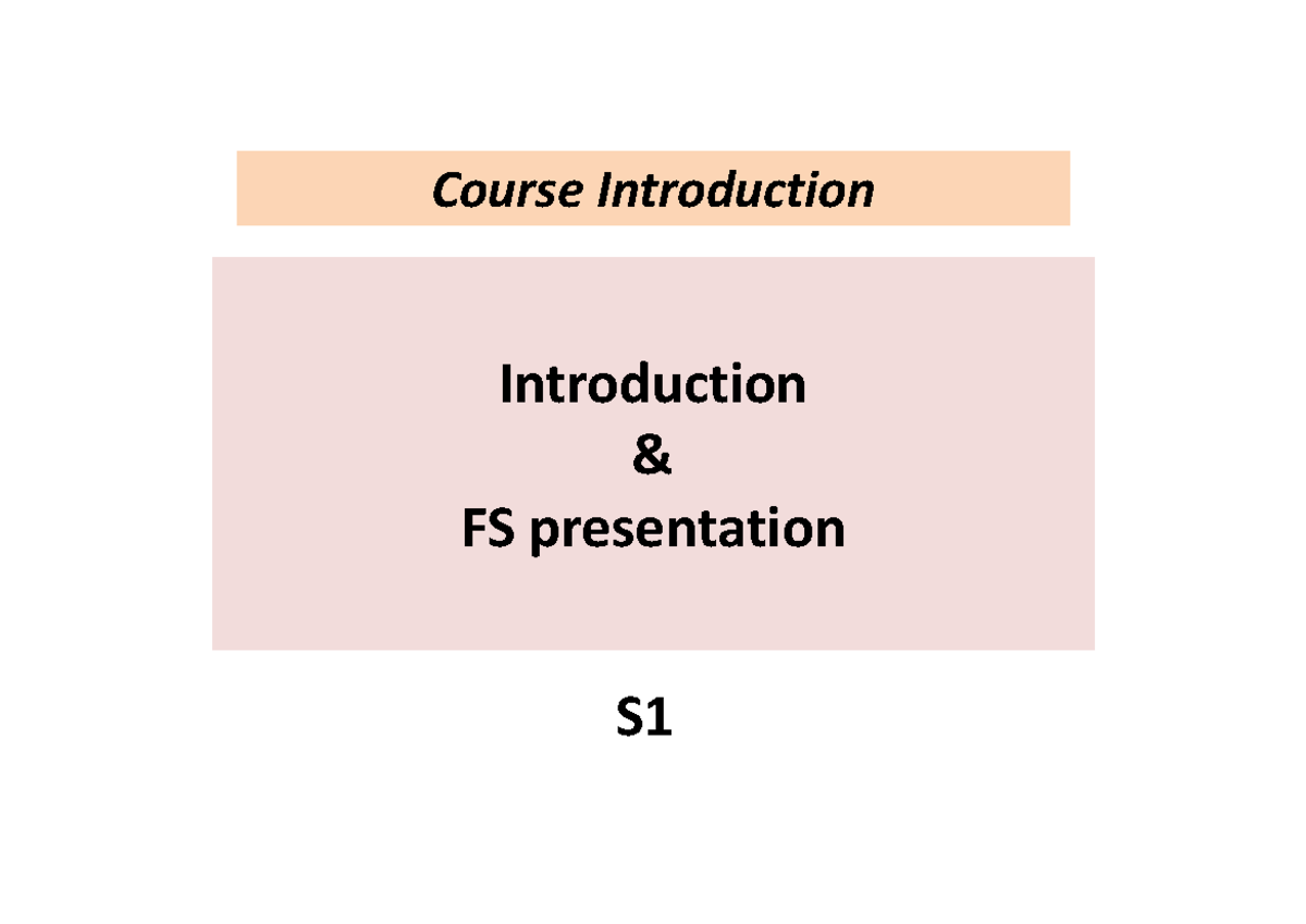 S1 Introduction to Accounting: Key Concepts and Financial Statements ...