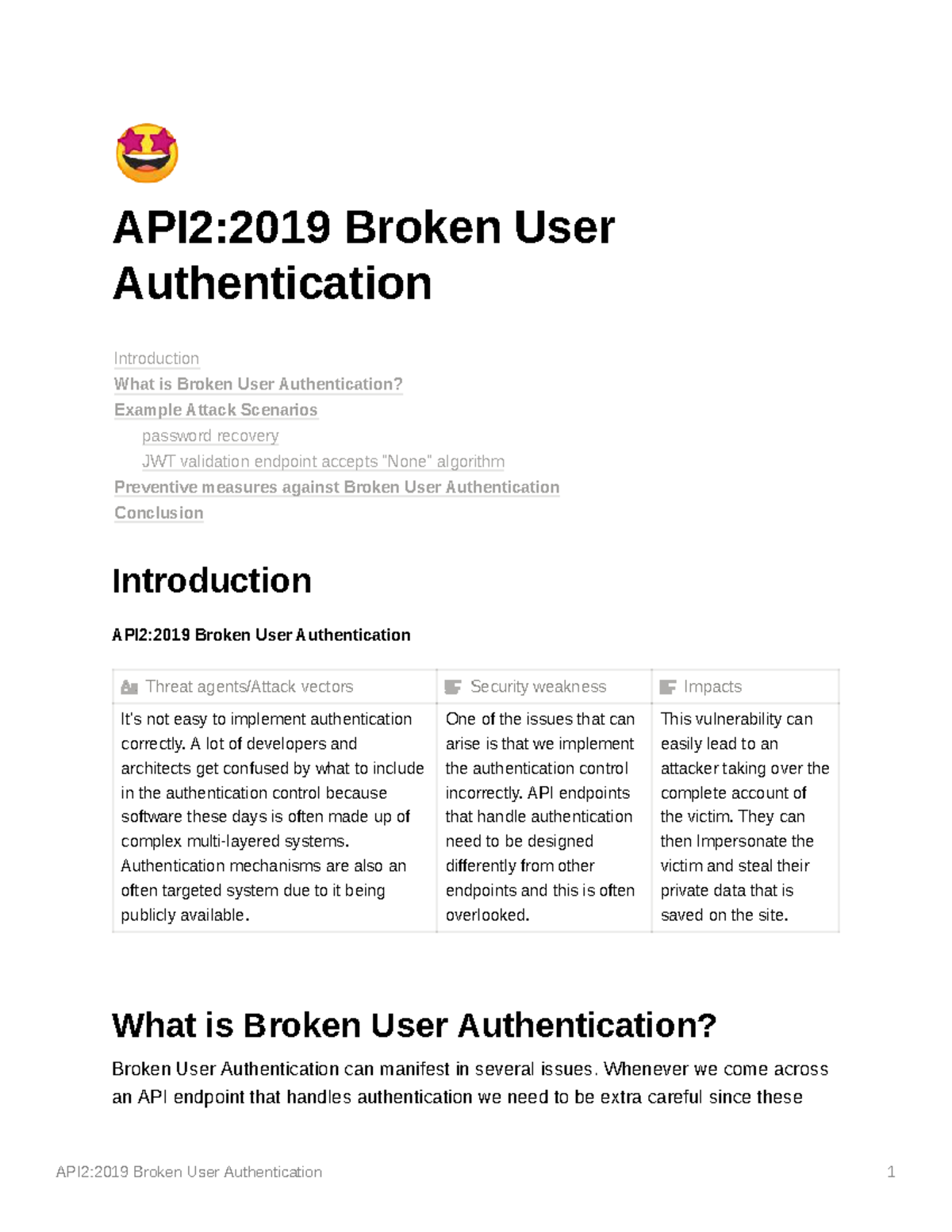 API2:2019 Broken User Authentication: Vulnerabilities & Prevention ...