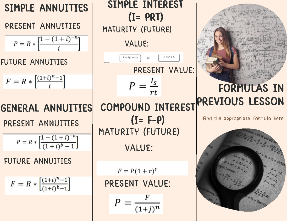 Brochure of formulas - BLIS Marketing - SIMPLE ANNUITIES SIMPLE ...