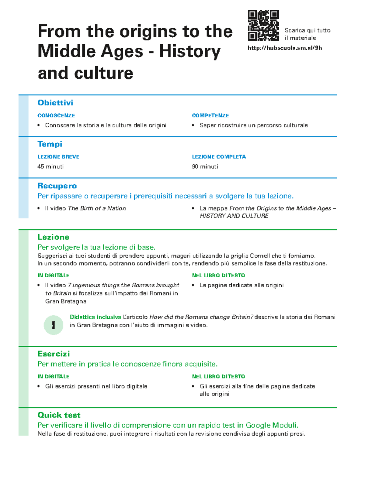 L1: History and Culture from Origins to Middle Ages - Studocu
