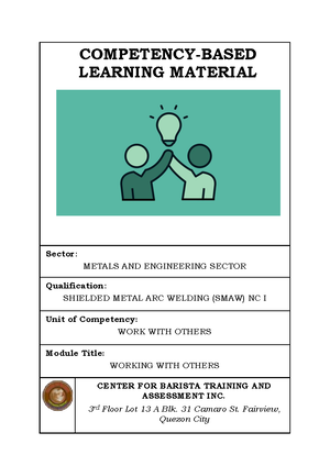 CBLM Basic Competency - TESDA CBLM - HOW TO USE THIS COMPETENCY-BASED ...