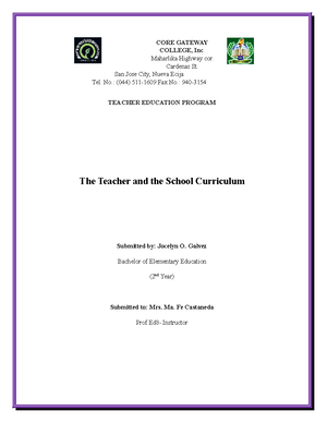 SHS-Core Reading-and-Writing-Curriculum Guide for Teachers - SHS - Studocu