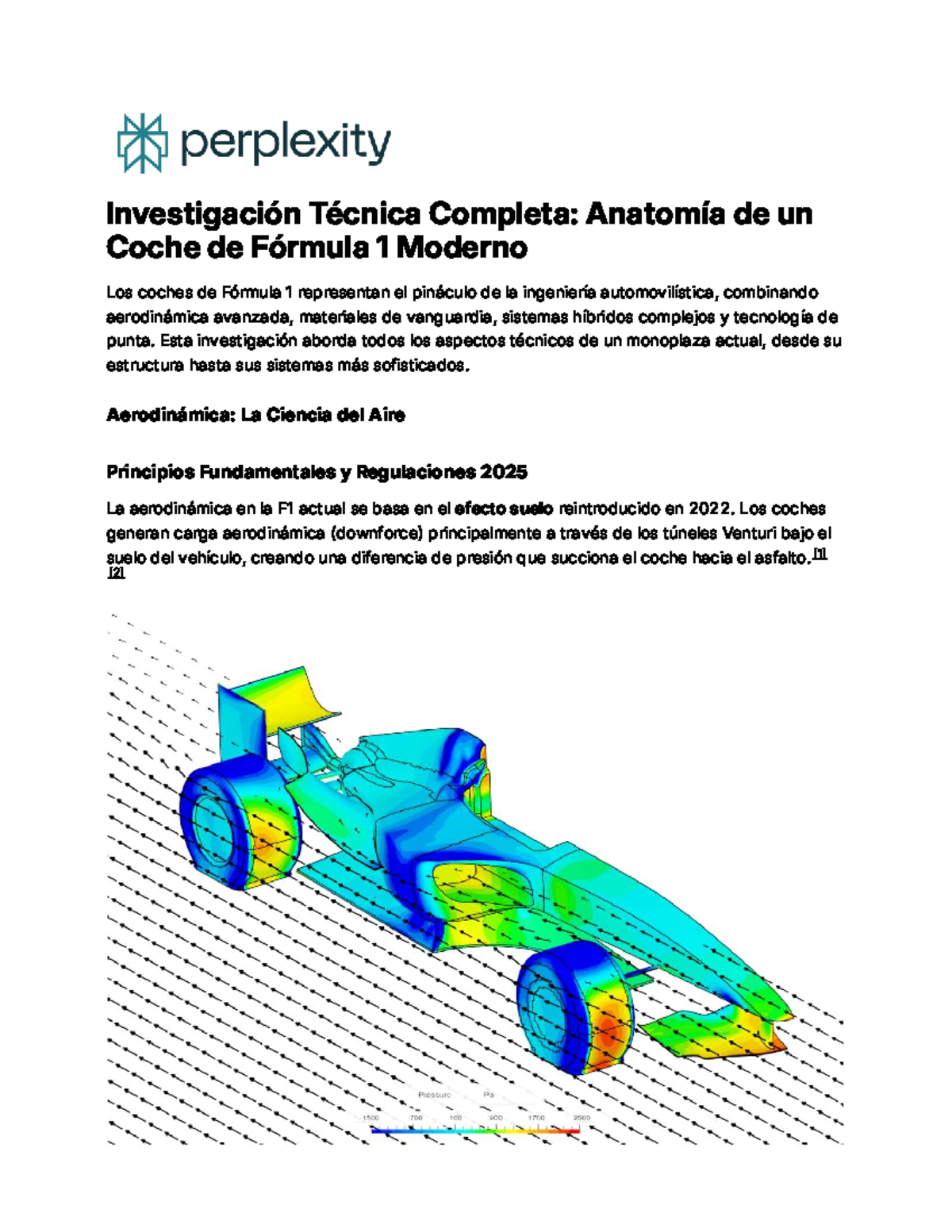 Investigación Técnica: Anatomía de un Coche de F1 Moderno 2025 - Studocu