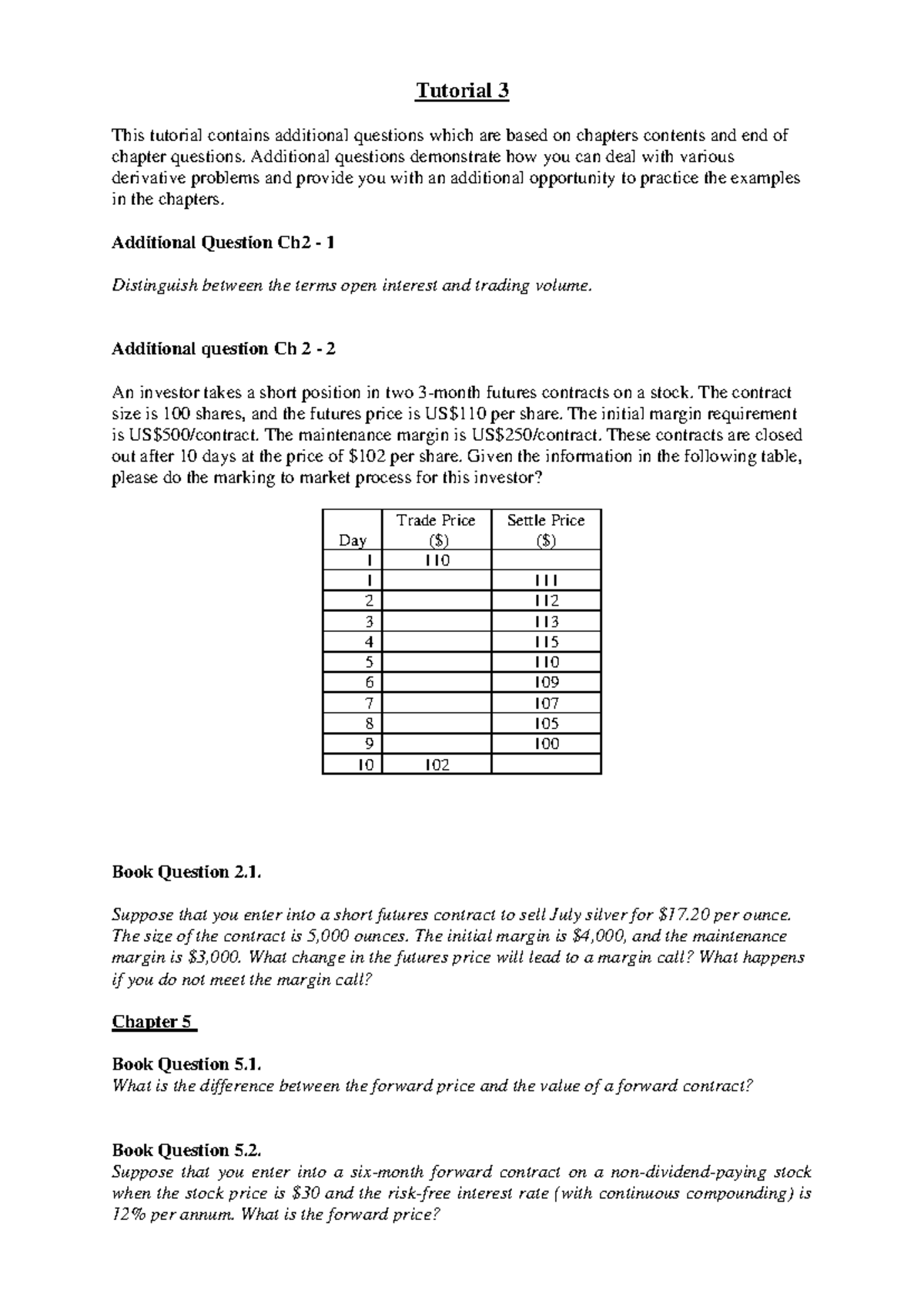 Tutorial 3 - tut - Tutorial 3 This tutorial contains additional ...