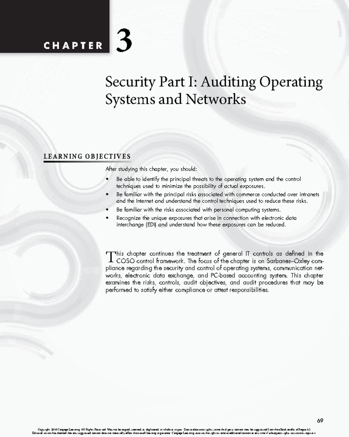 Chapter 3 (CIS) - Auditing Operating Systems and Security Controls - Studocu