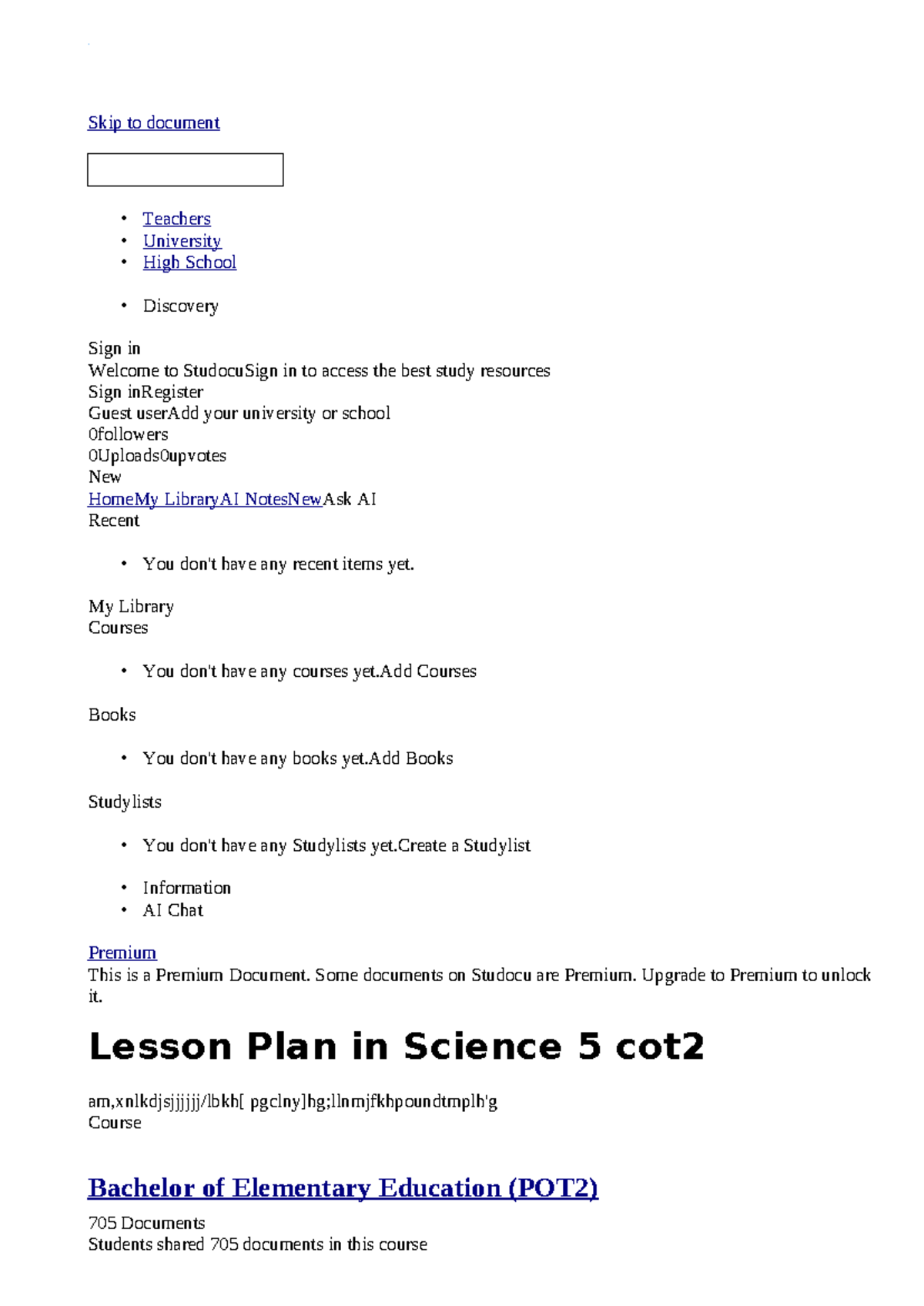 Lesson Plan: Phases of the Moon in Science 5 (4th Quarter) - Studocu
