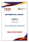 Mathematics literacy - Grade: 12 - Further Education and Training - Studocu