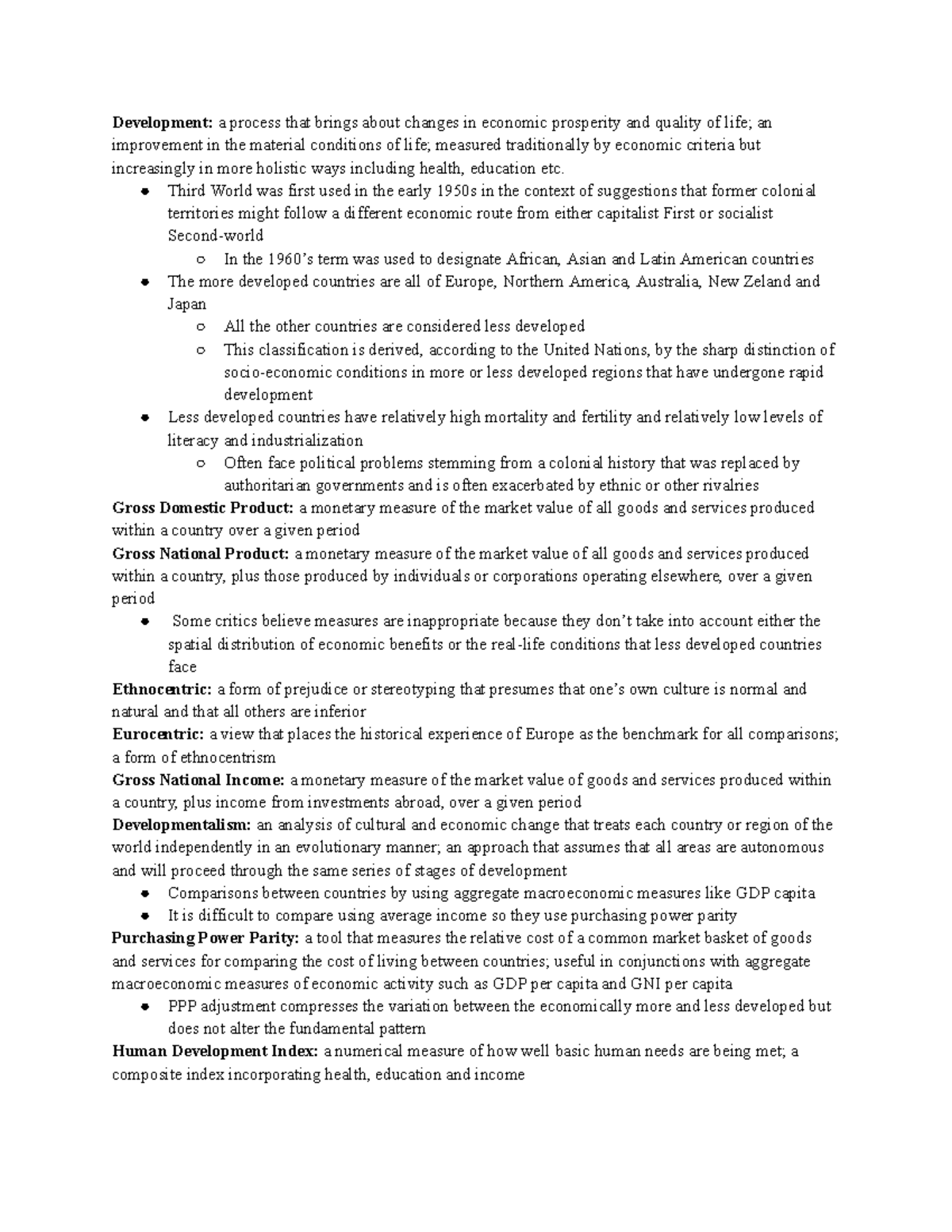 Chapter 3 - Uneven Development & Global Inequalities in Economic Growth ...