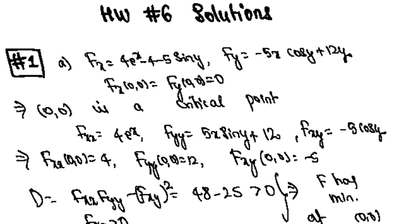 HW6 Solutions - SU25 - Homework on Eigenvalues and Eigenvectors - Studocu