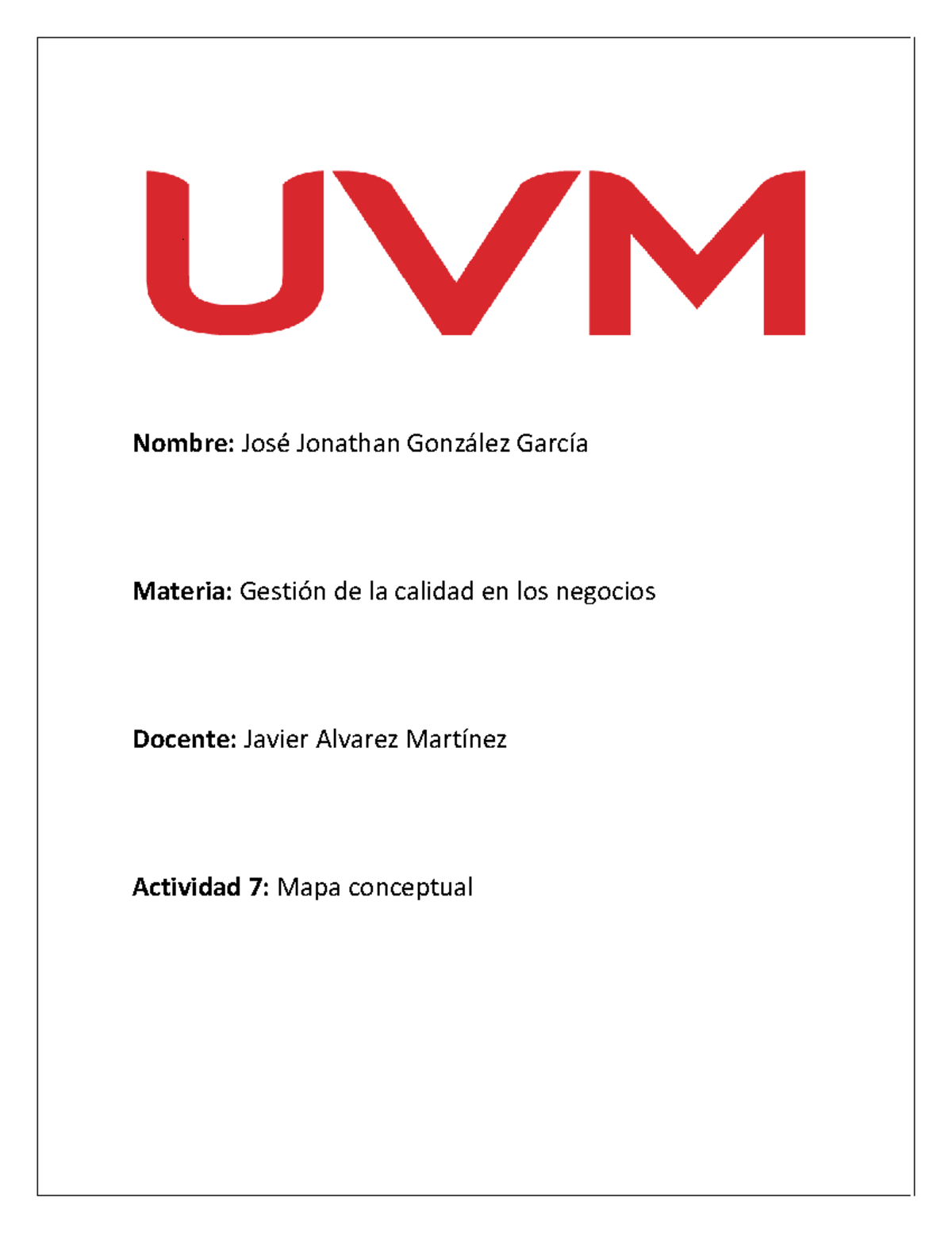 A7 Gestión de la Calidad: Mapa Conceptual de Normas ISO - Studocu