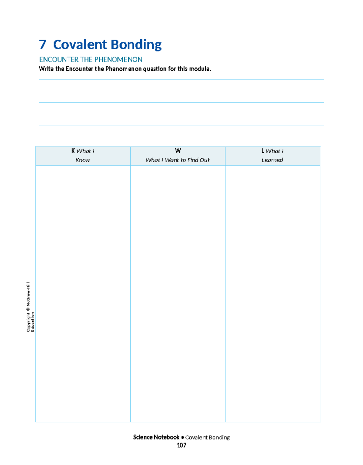 Science Notebook: Covalent Bonding Insights and Activities - Studocu