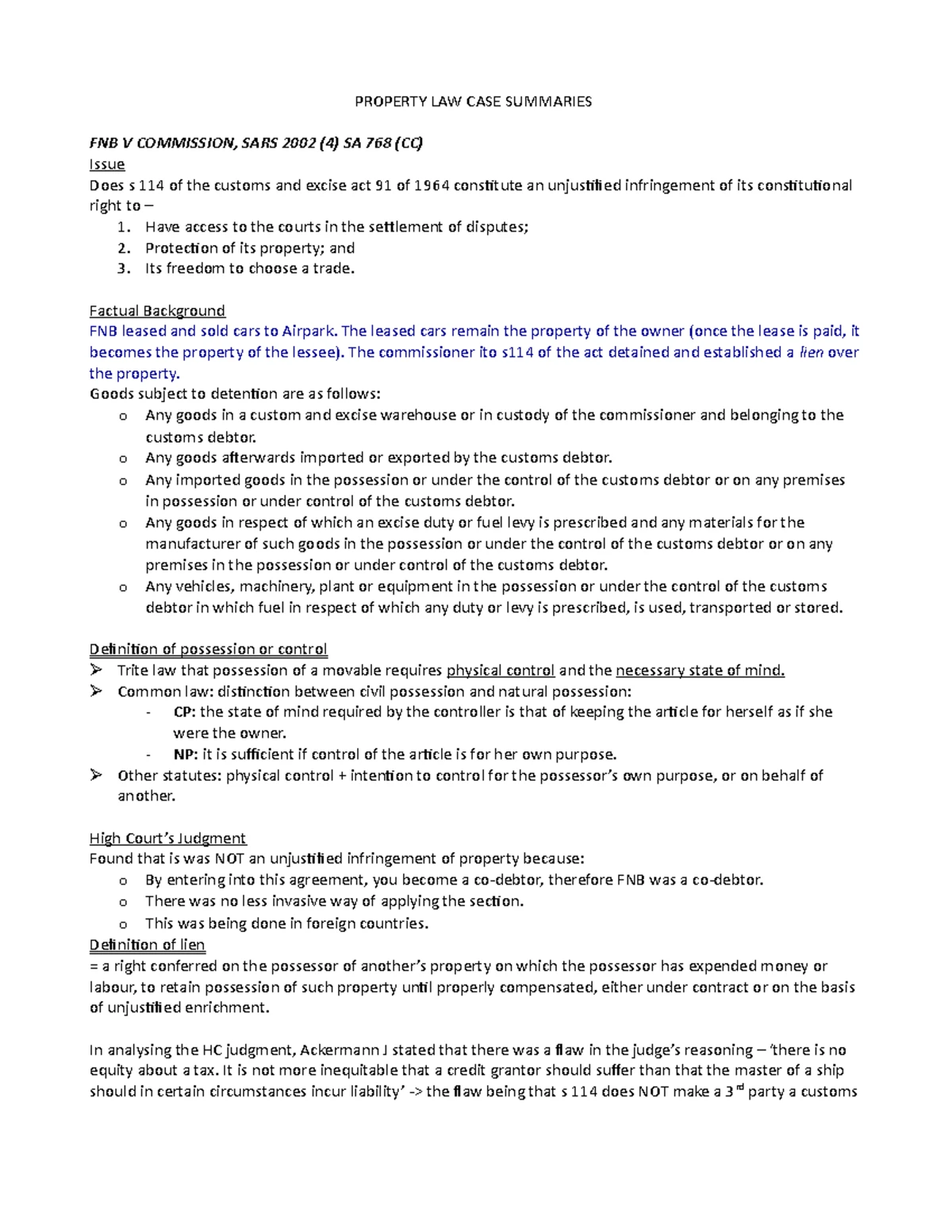 Property Law Tutorial 2 (1): Derivative Acquisition of Ownership ...