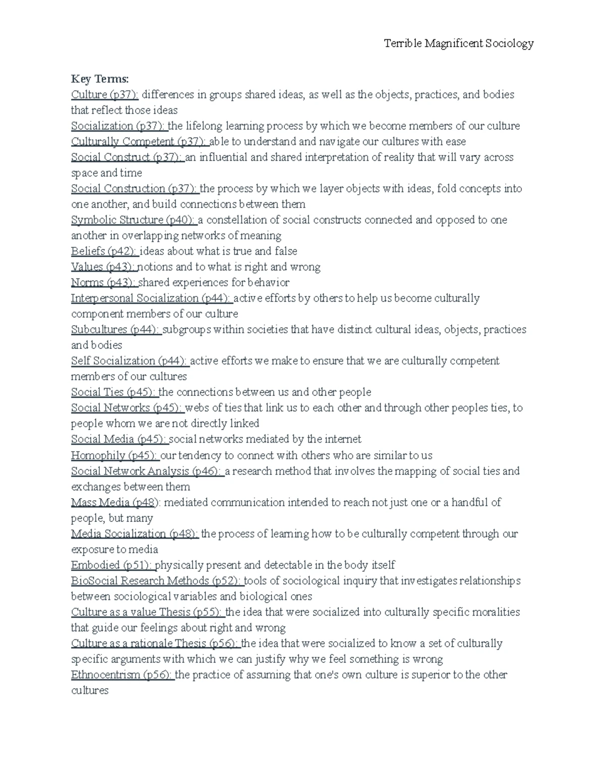 Ch 5 deviance+ defiance - Terrible Magnificent Sociology Key Terms ...