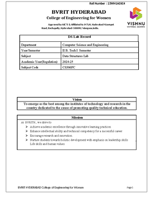 DATA Analytics-UNIT-IV - UNIT-IV Object Segmentation: Regression Vs Segmentation – Supervised ...