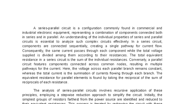 DOT EXP 6 - Understanding Series and Parallel Circuits - Studocu