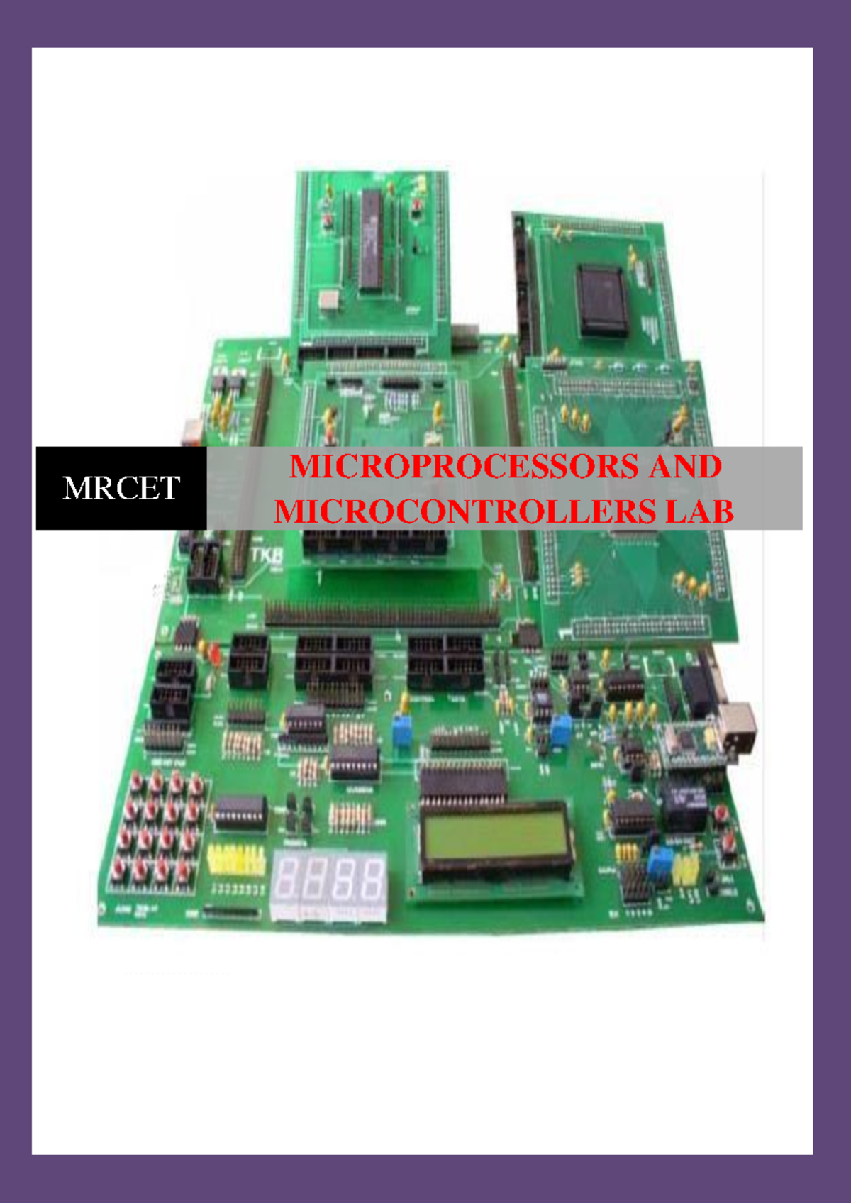 MPMC Lab Manual: Comprehensive Guide to Microprocessors & Controllers ...