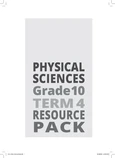 Gr 10 Physical Sciences Resource Pack & Marking Guide 2025 - Studocu