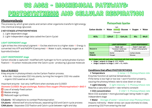 Biology - Unit 3 AOS 1 Exam Questions - Student name: Class: Biology ...