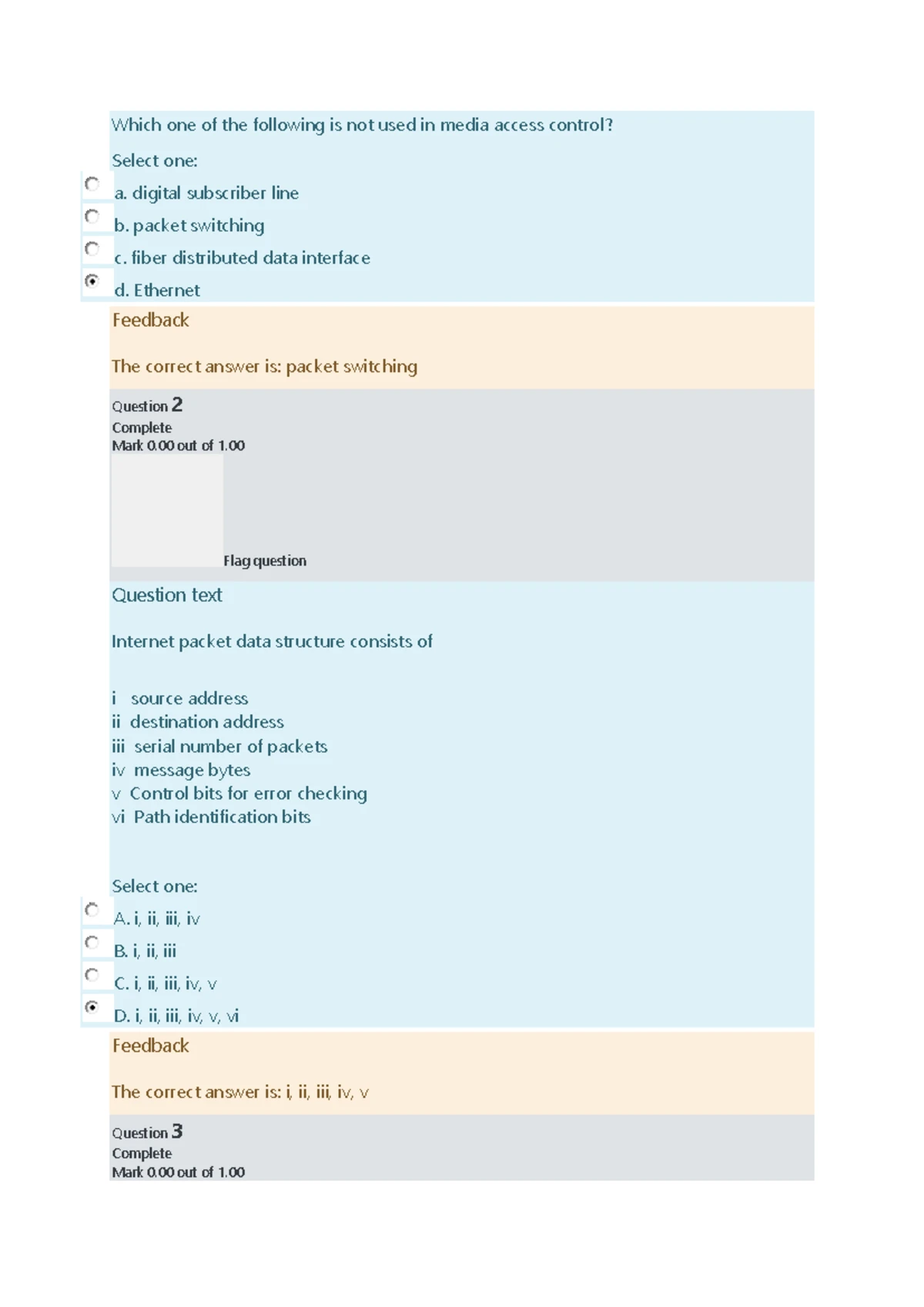 Networks 512 Exams - Past question paper - Q 2022 NATIONAL FINAL EXAMINATION - QUESTION PAPER ...