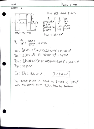 HW 03 - Mechanics of Materials HW - • • • ~fObltM : [i/'U\ - M vr'~ l ...