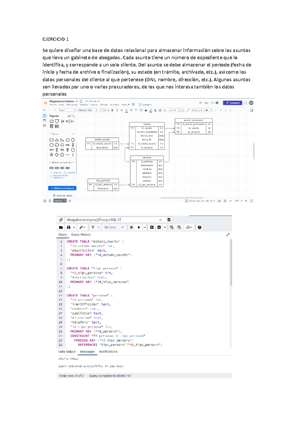 BD Modelo Relacional: Repaso de Ejercicios y Diseño de Base de Datos - Studocu